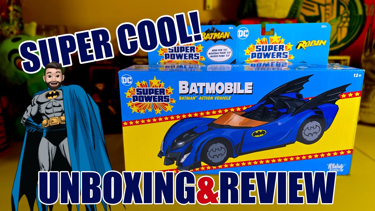 DC Super Powers Batmobile w/Batman & Robin by McFarlane Toys - Retro ...