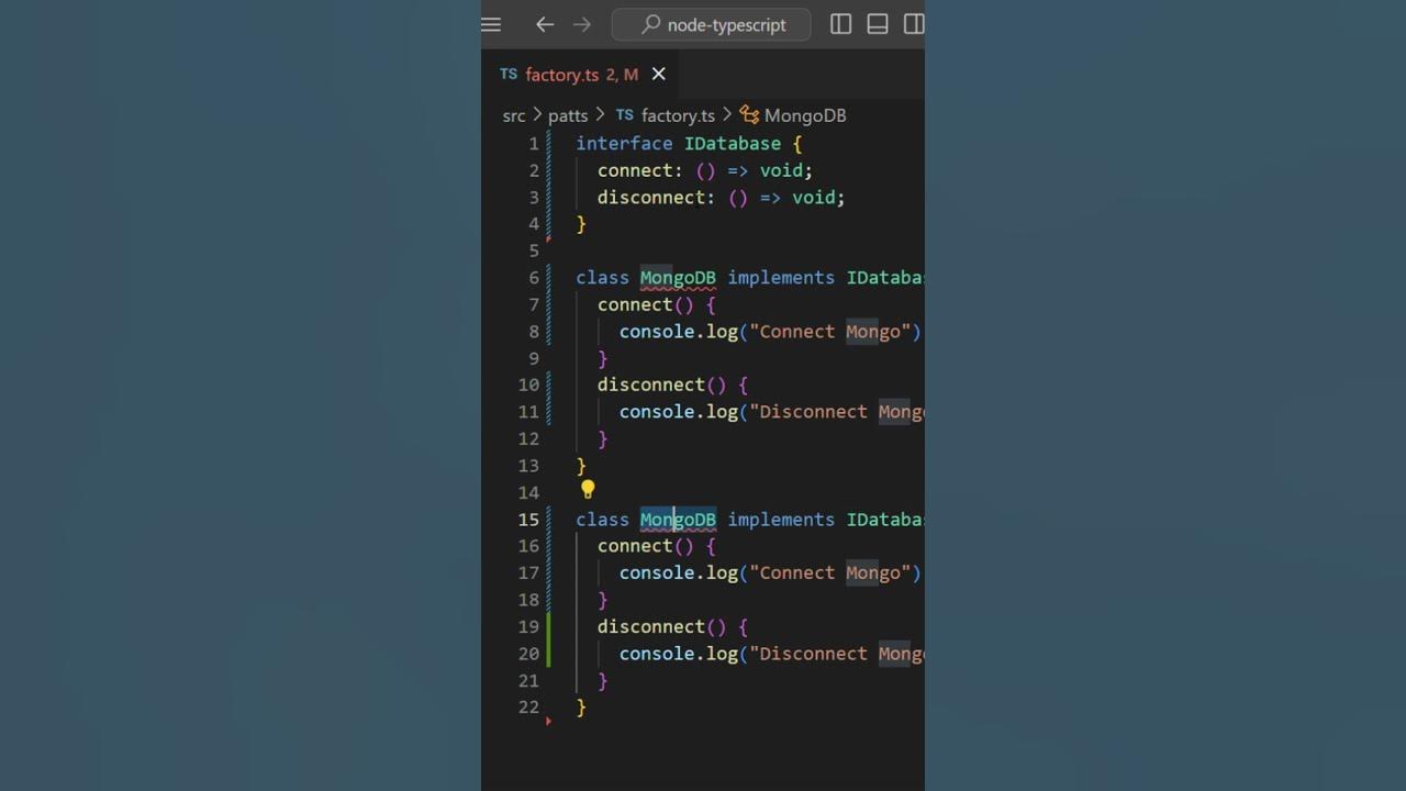 Understanding the Factory Pattern in Typescript - YouTube