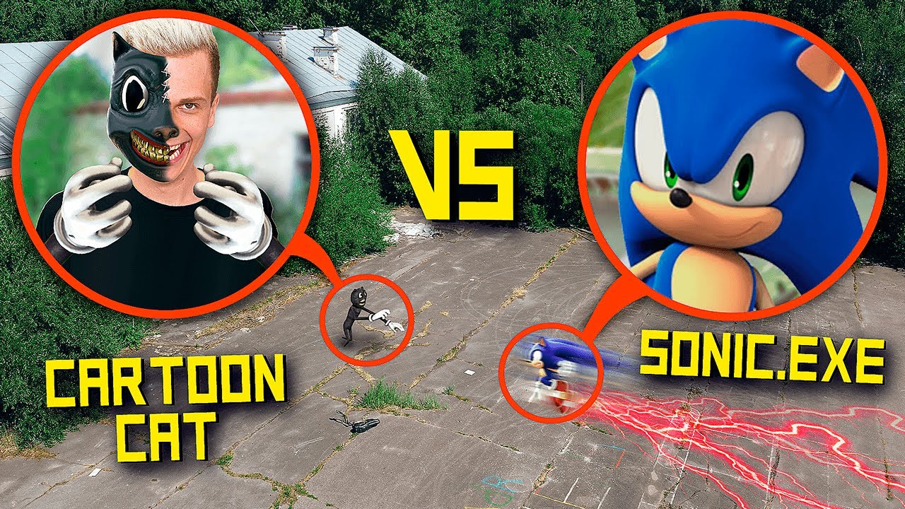 СРОЧНО! SONIC.EXE vs CARTOON CAT БРУНО нас ПОЙМАЛИ **Серия 3 SONIC.EXE ...
