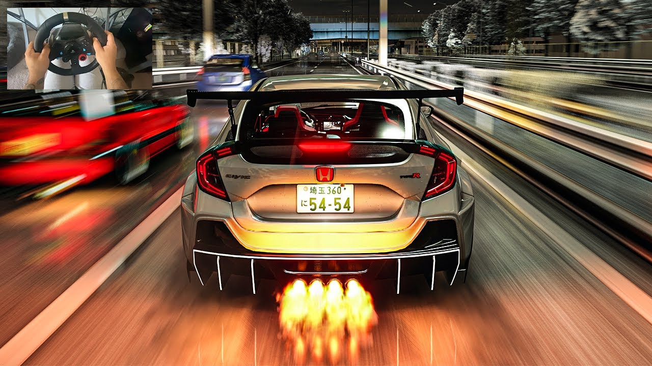 500HP Widebody Honda Civic (FK8) Type R - Assetto Corsa | Steering ...