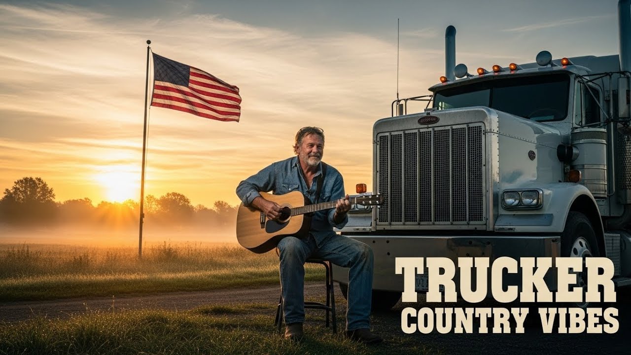 1 Hour Country Trucker Highway Music for Long Drives | American West ...