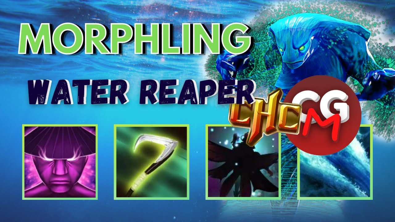 MORPHLING WATER REAPER | MAGUS + REAPER'S SCYTHE & WAVE FORM | CUSTOM ...