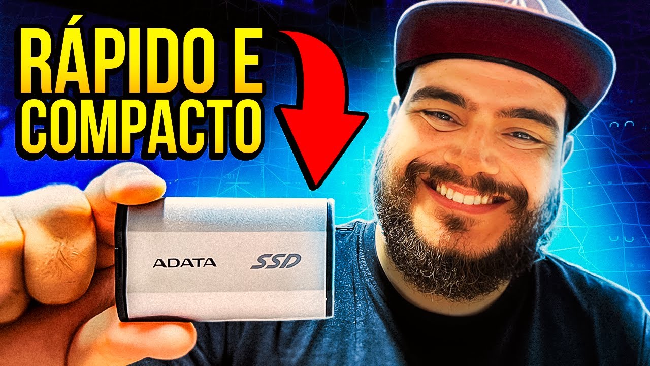O MELHOR e MENOR SSD EXTERNO para jogar e trabalhar! - ADATA SD810 - YouTube