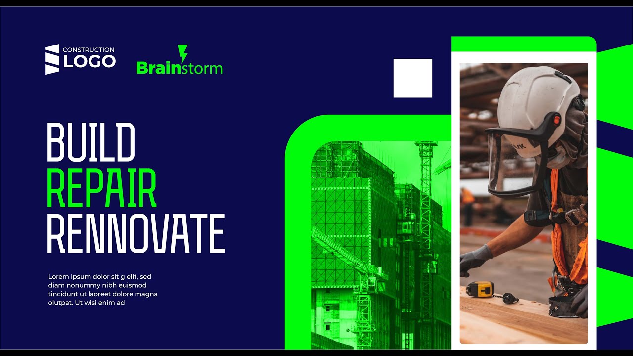CONSTRUCTION LEAFLET DESIGN Adobe Illustrator KENYA - YouTube