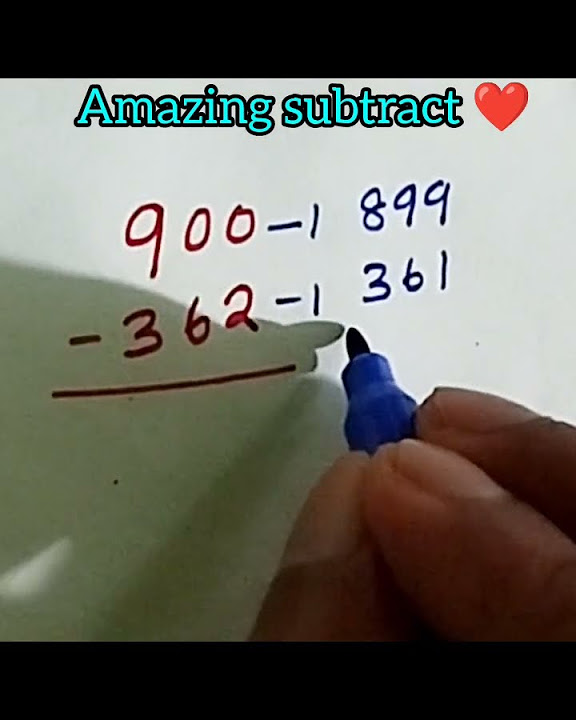 Awesome Subtraction ️ Maths Shorts Shot Shortvideo Education Ytshorts Viral Viralshorts