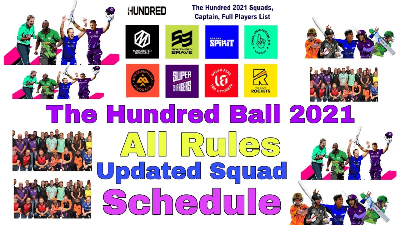 The Hundred Ball 2021 | All Rules | Tournament Start Date | All Teams ...