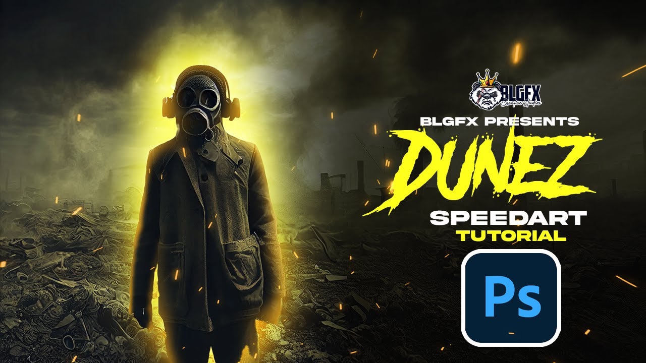 Speed Art 002 "DUNEZ" - BLGfx Creative Studios - YouTube