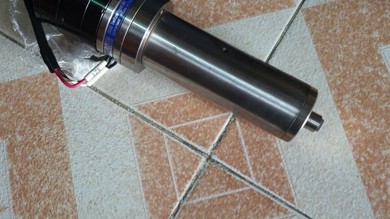 Spindle swiss made IBAG HF45 60 krpm - YouTube