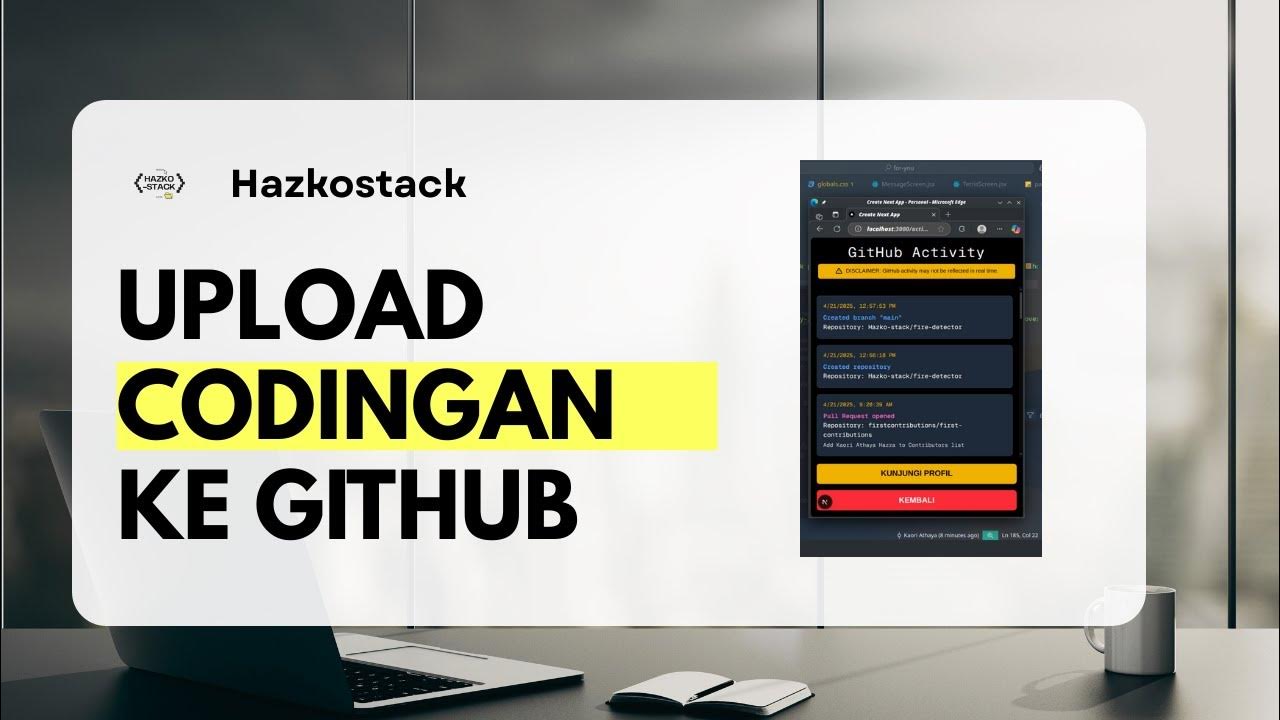Cara Upload Code ke GitHub | Drag and Drop & Git Terminal (Lengkap untuk Pemula!) - YouTube