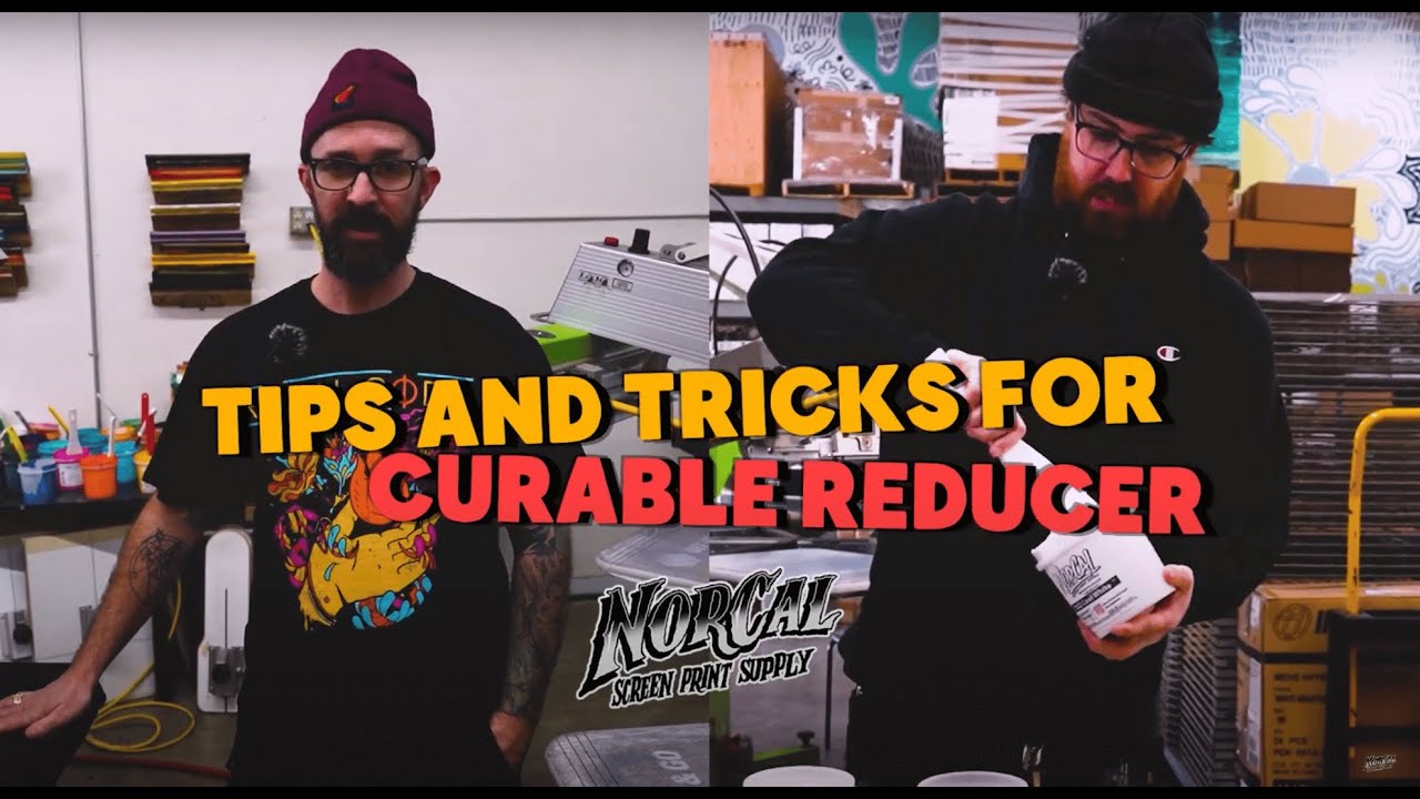 Using Curable Reducer in Plastisol Inks - YouTube