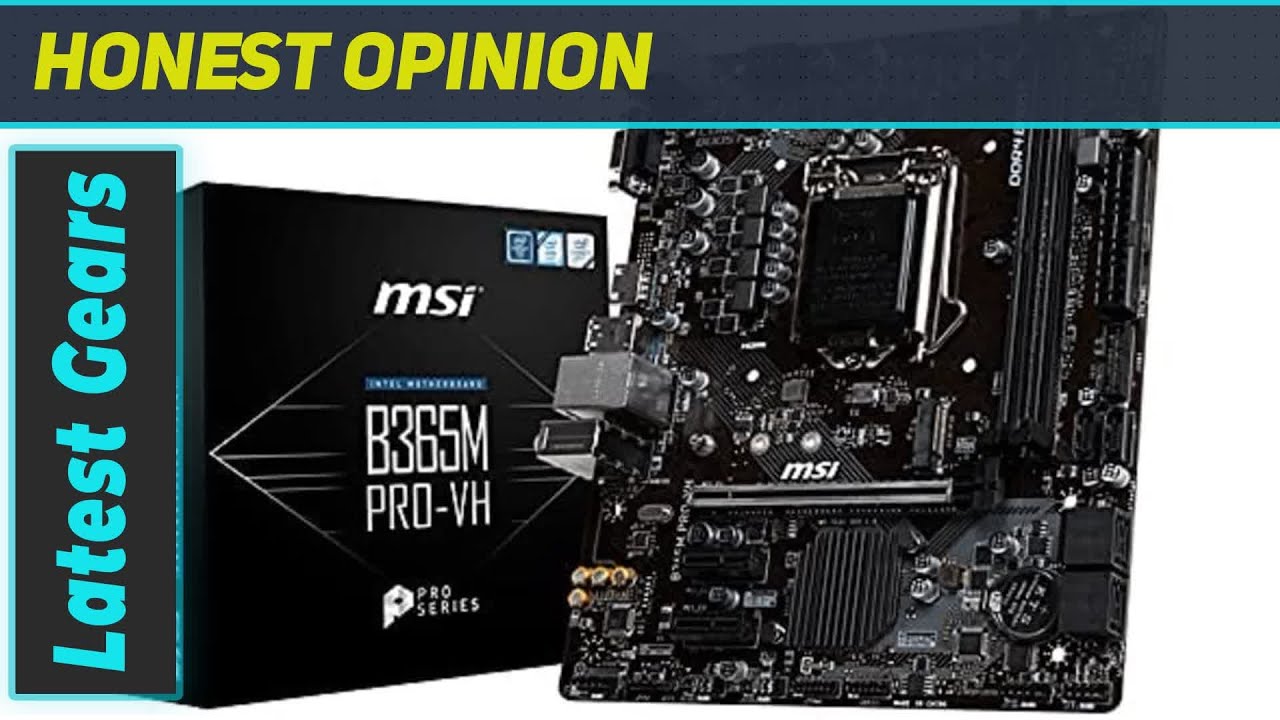 MSI PRO-VH Intel B365 LGA 1151 Micro ATX Motherboard: The Ultimate ...