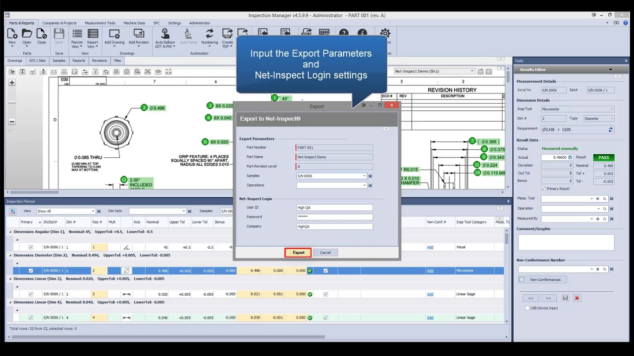 Inspection Manager Eğitim/Net Inspect Entegrasyonu - YouTube