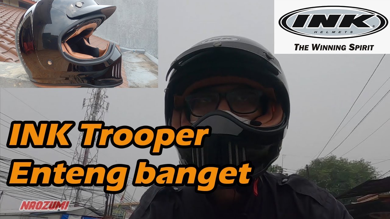 Review INK Trooper, Helm Retro Enteng - YouTube
