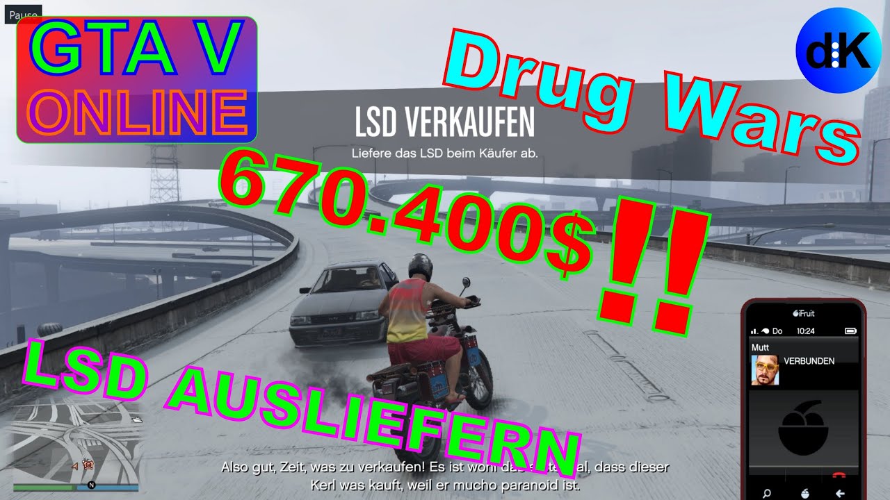 GTA V Drug Wars DLC LSD ausliefern LSD Labor 670.400$ - YouTube