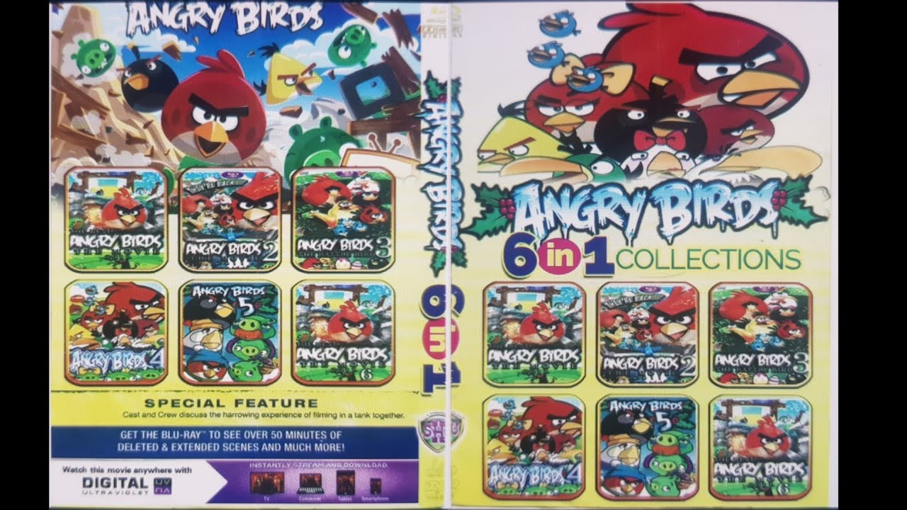Angry Birds 6 in 1 Collections (SHU Productions) DVD Menu 2026 - YouTube