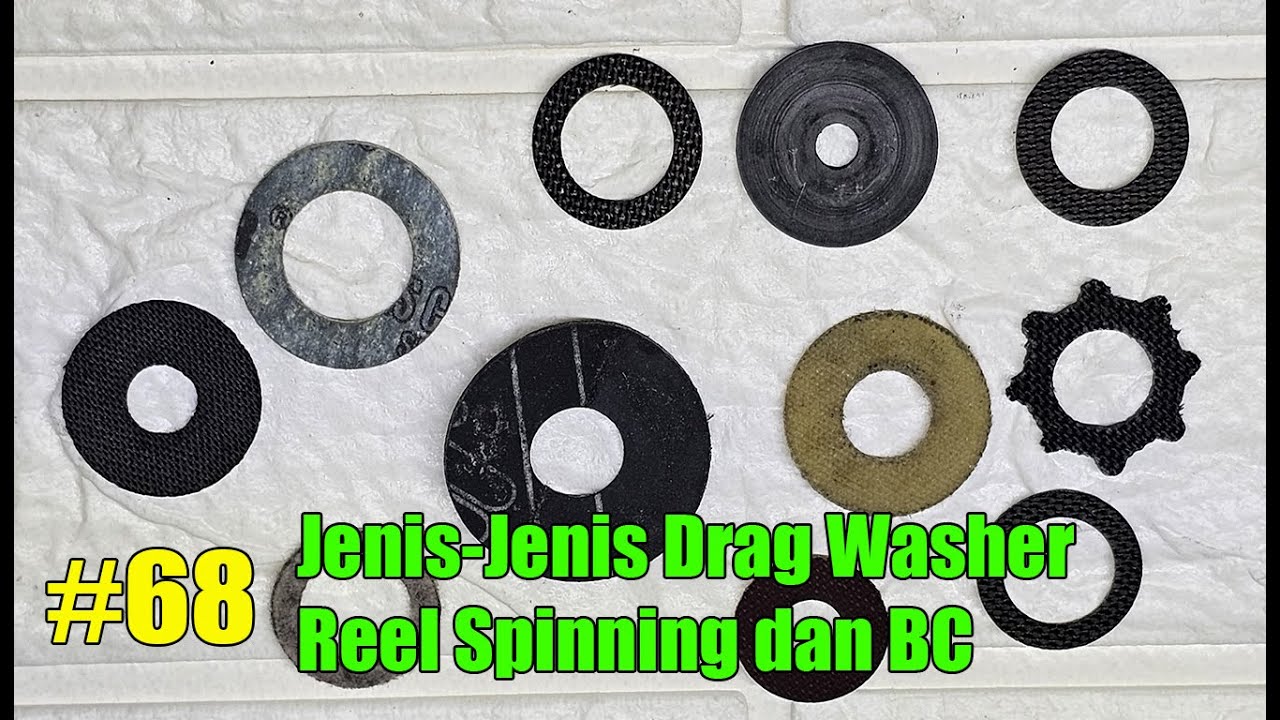 #68 Jenis-Jenis Drag Washer Reel Spinning dan BC - YouTube