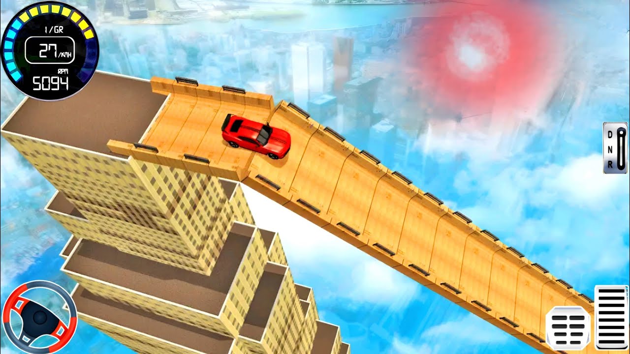 Vertical Mega Ramp Impossible 3D - Car Stunts Tracks Racing 3D ...