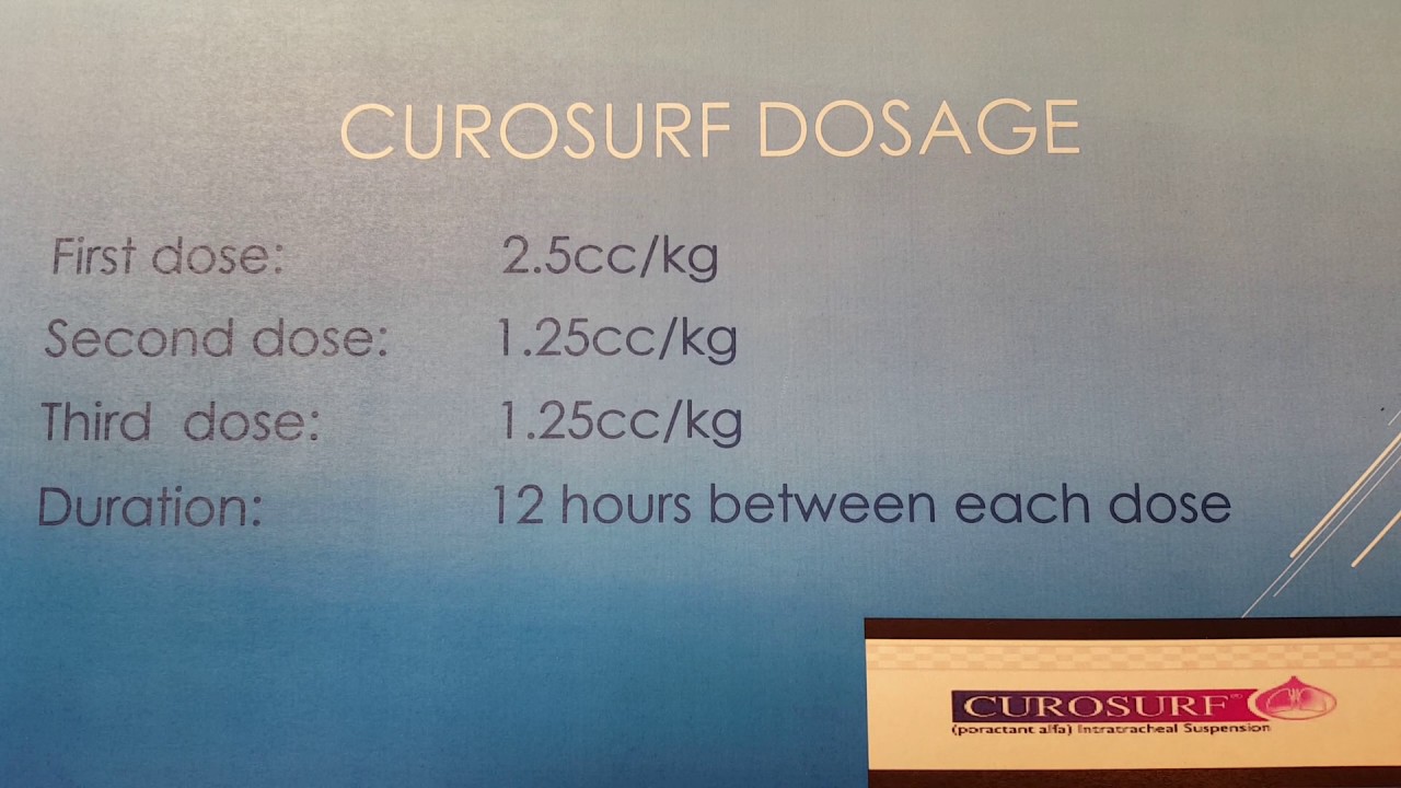 Curosurf 1 - YouTube