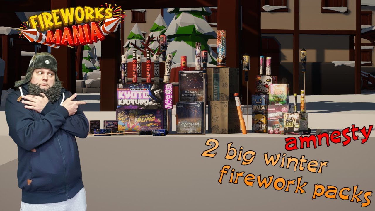 2 big winter packs from Amnesty (fireworks mania) - YouTube
