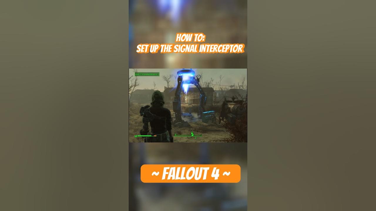 Fallout 4: How to set up the signal interceptor - YouTube