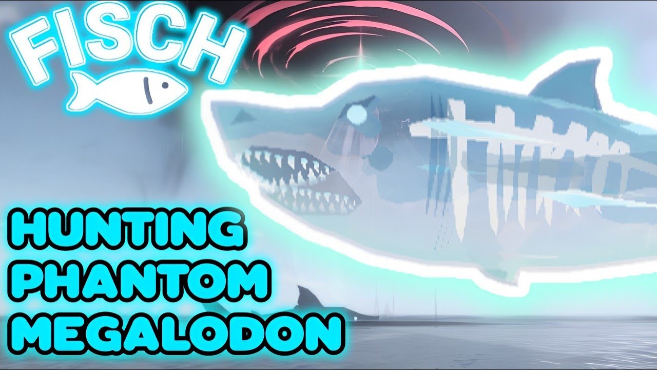 HUNTUING PHANTOM MEGALODON !!! FISCH ROBLOX #fisch #roblox #megalodon ...