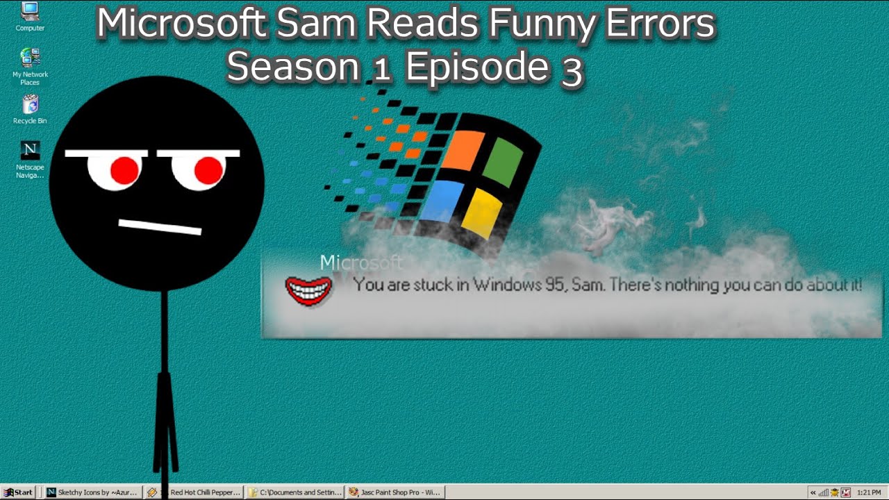 Microsoft Sam Reads Funny Errors - Season 1 Episode 3 - YouTube