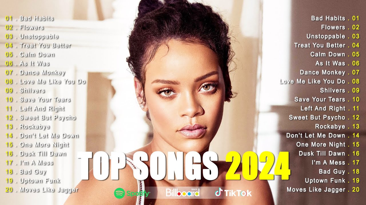Rihanna, Ed Sheeran, Adele, Shawn Mendes, Bruno Mars - Top Hit Songs ...