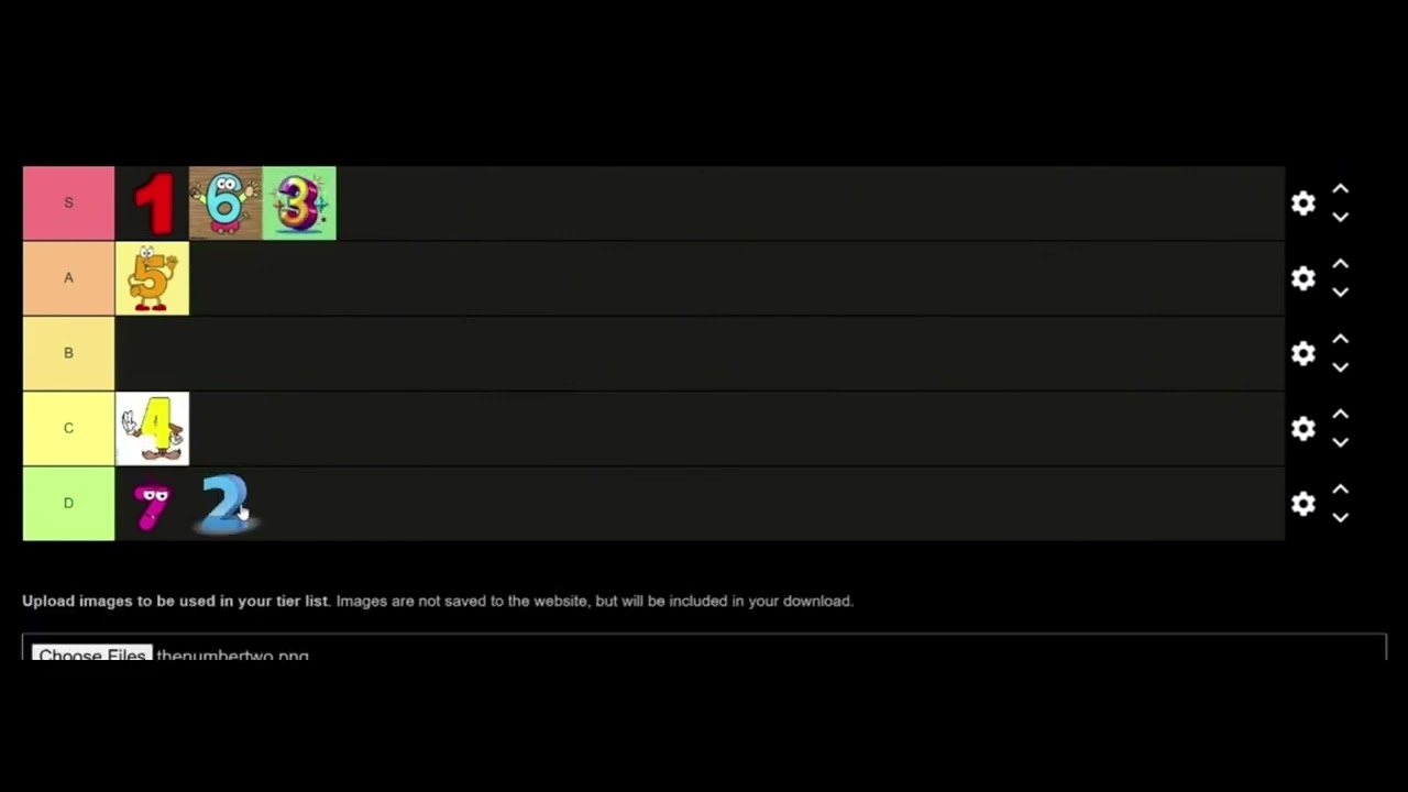 Number Tier List [1-7] RANKED - YouTube