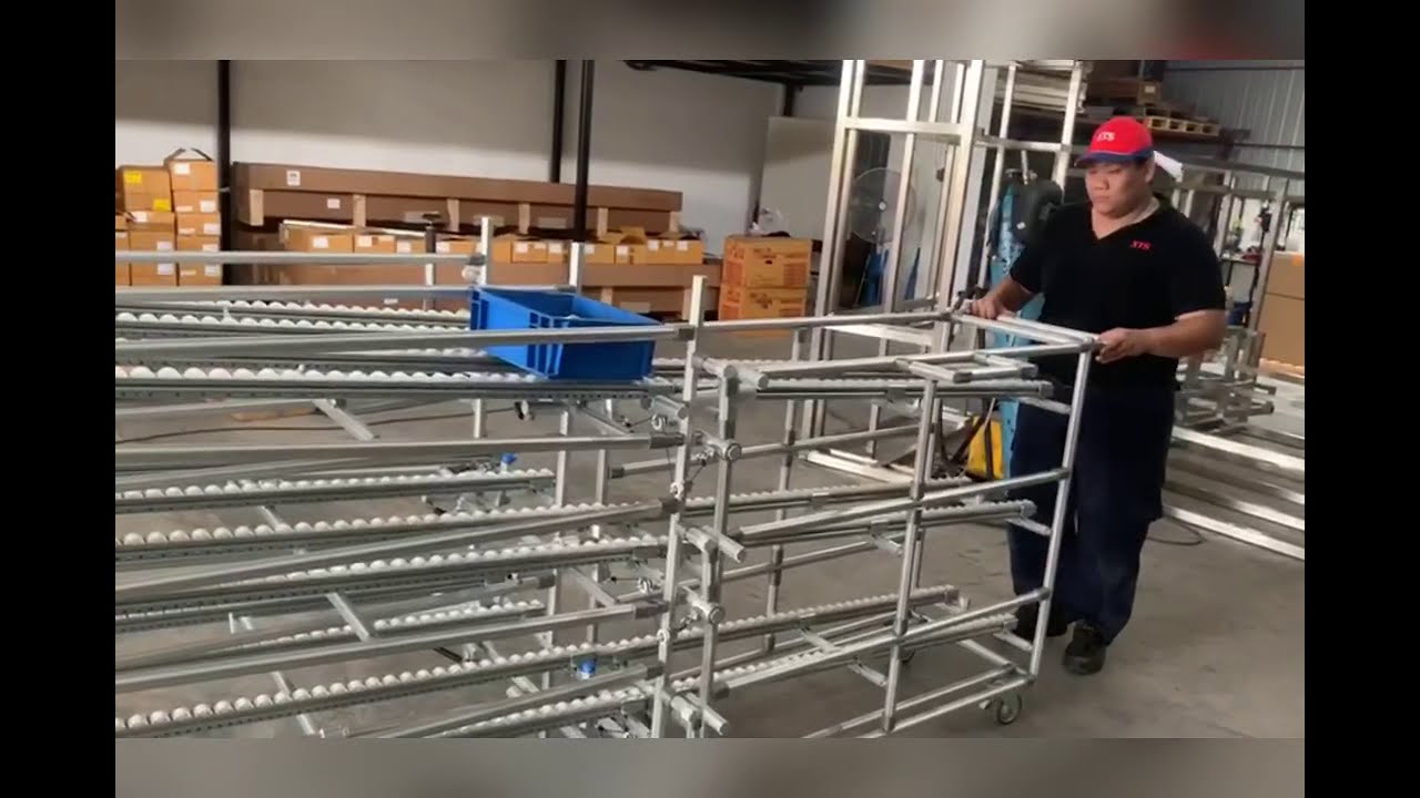 Karakuri chutter with AGV system transfer & transport for lean ...