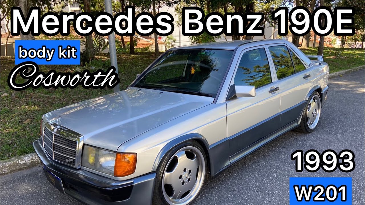 MERCEDES BENZ 190E com kit Cosworth 1993: um clássico da marca (e está ...