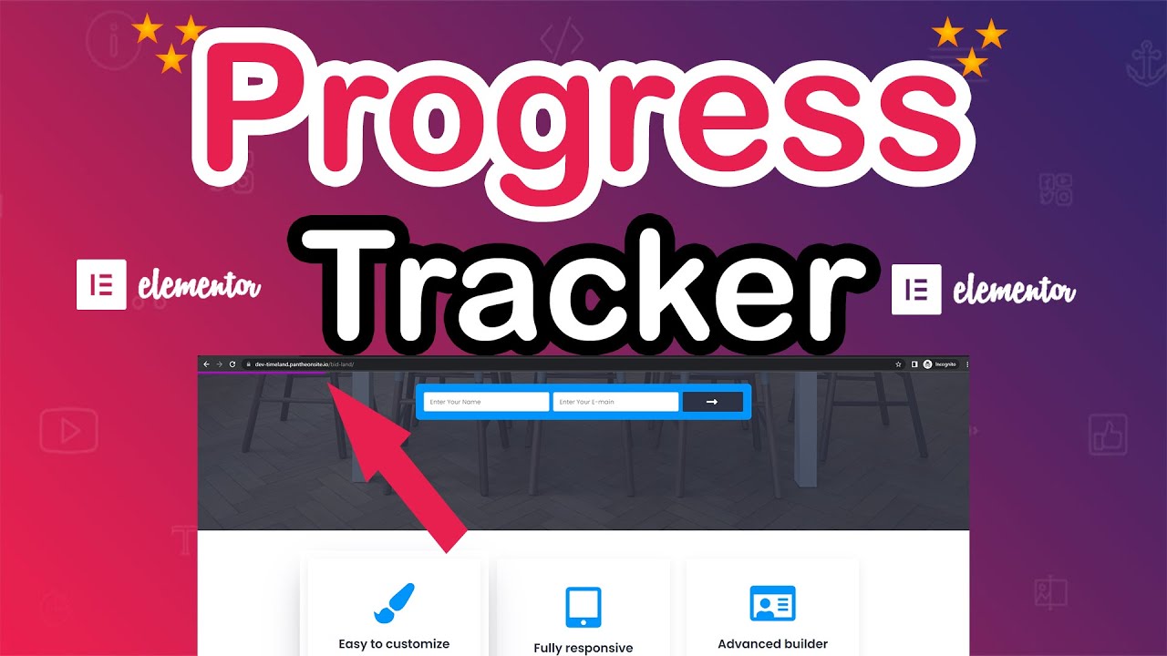 How To Add Progress Tracker In Wordpress Website ৷৷ Elementor Advance