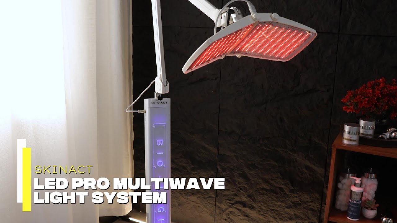 SkinAct LED Pro Multiwave Light System - YouTube