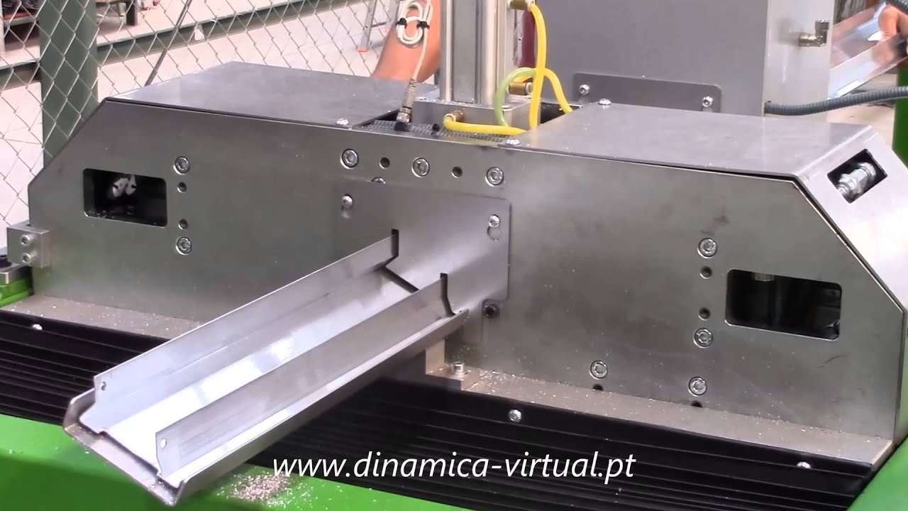 SRM Semi automatic machine for steps production - YouTube