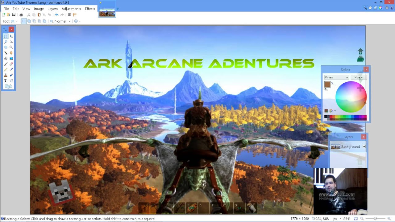 Making a Thumbnail for Ark with Arcane - YouTube