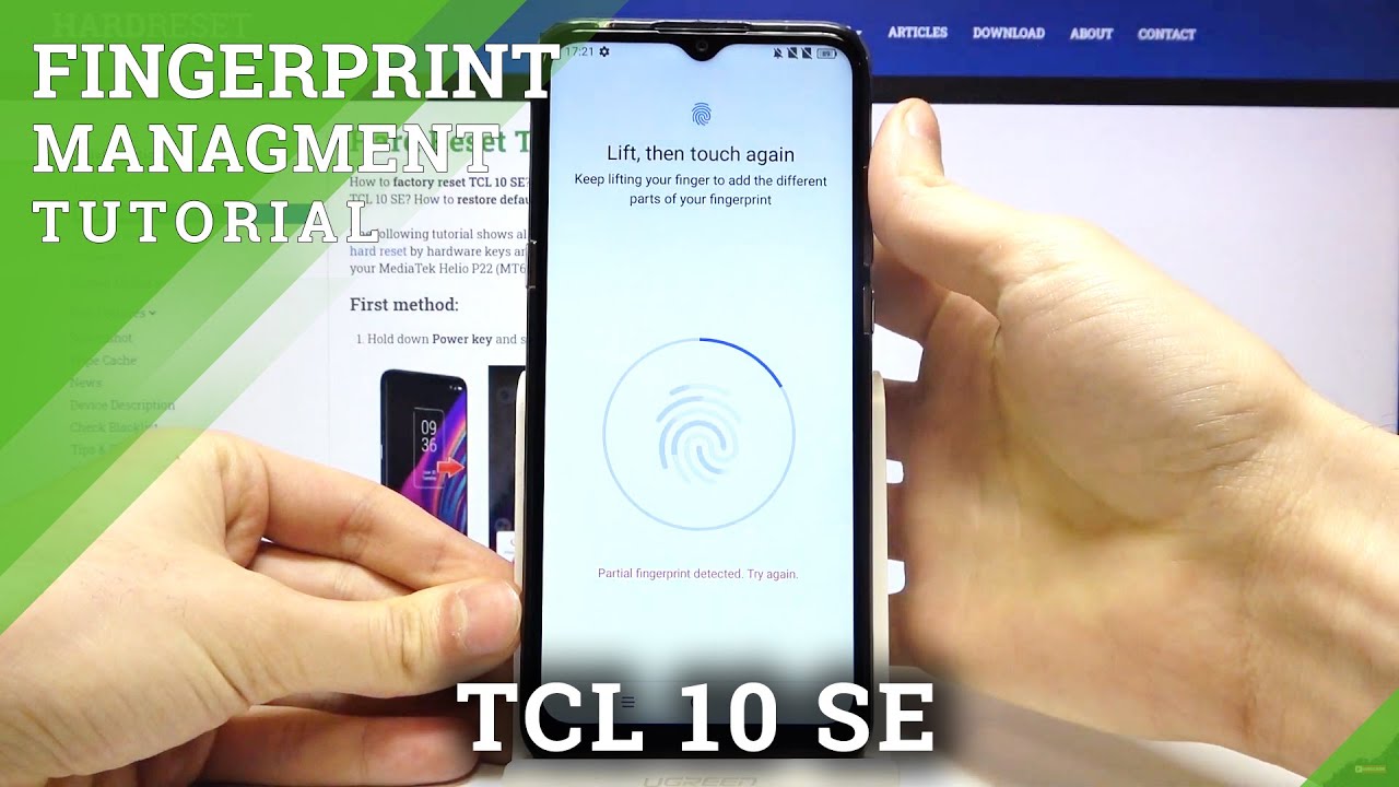 How to Add Fingerprint to TCL 10 SE – Set Up Screen Lock - YouTube