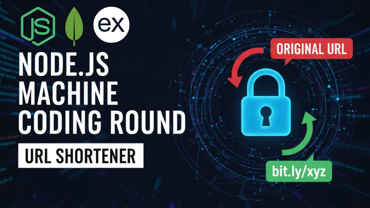 Node.js Machine Coding Round: Build a URL Shortener | Backend Interview ...