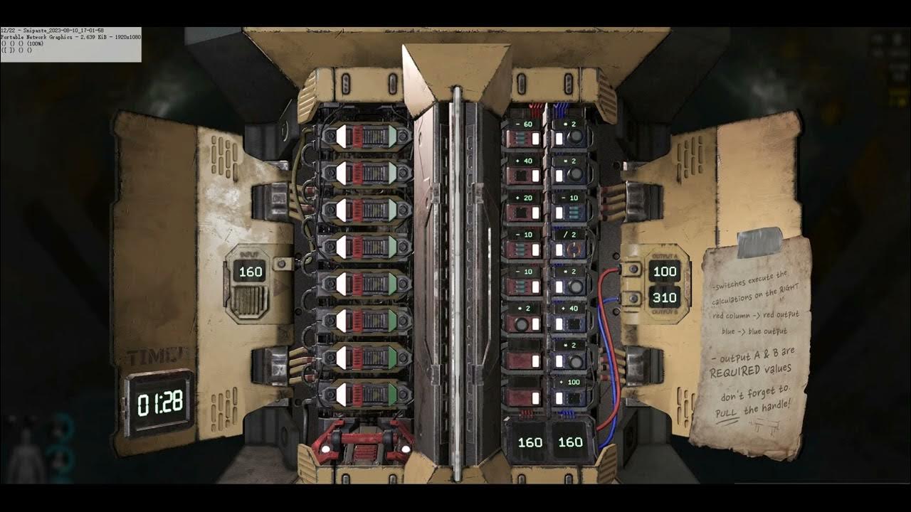 SCUM abandoned bunker hacking game calculator(tesseract OCR) - YouTube