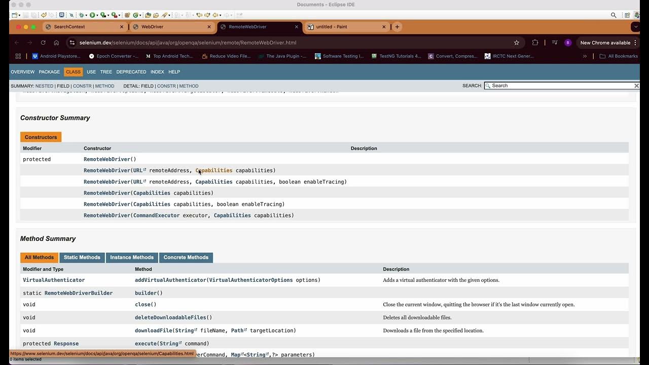 Understanding High Level of Selenium Architecture.|Parent Interface in ...