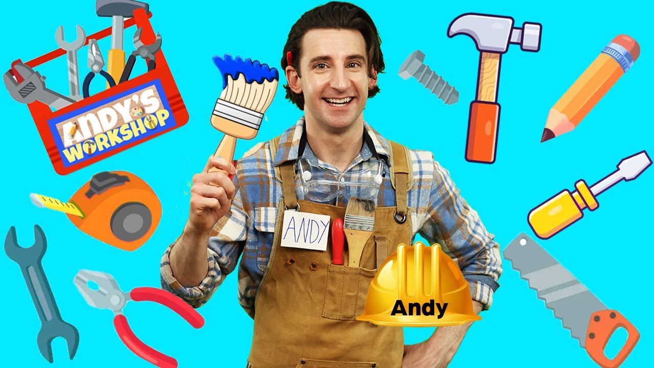 Learning ABC's with Tools | Alphabet Song for Kids | Andy's Workshop ...