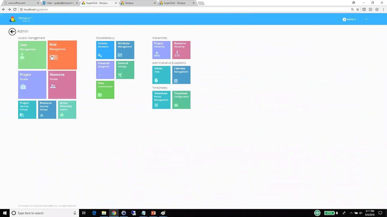 Enterprise Resource Planning with Tempus Resource and Project, Project ...