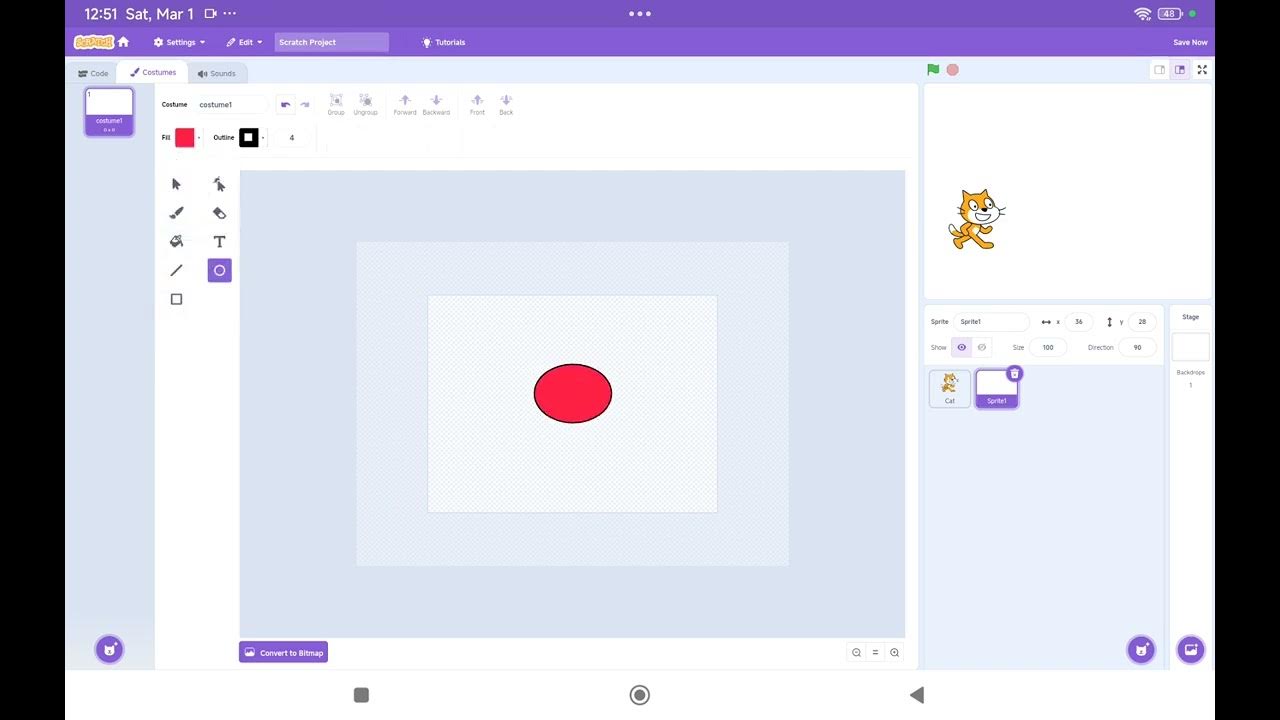 How to broadcast a massage in scratch - YouTube