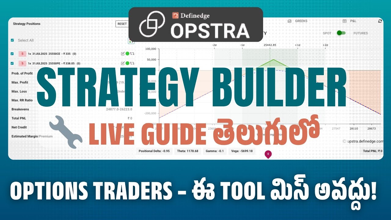 How to Use Opstra Options Strategy Builder – Beginners to Pro (Telugu ...