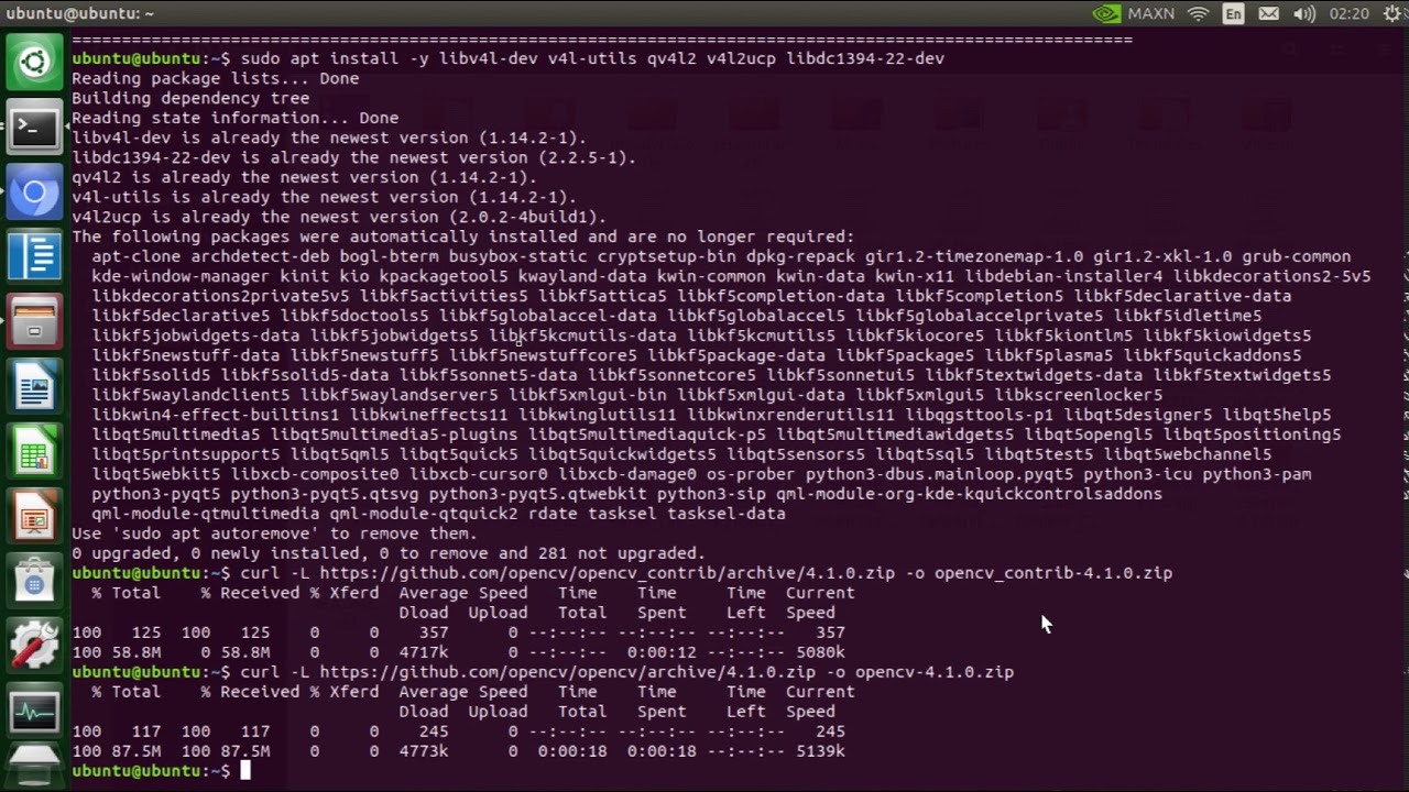Jetson Nano X Opencv 2강 Installing Opencv Youtube