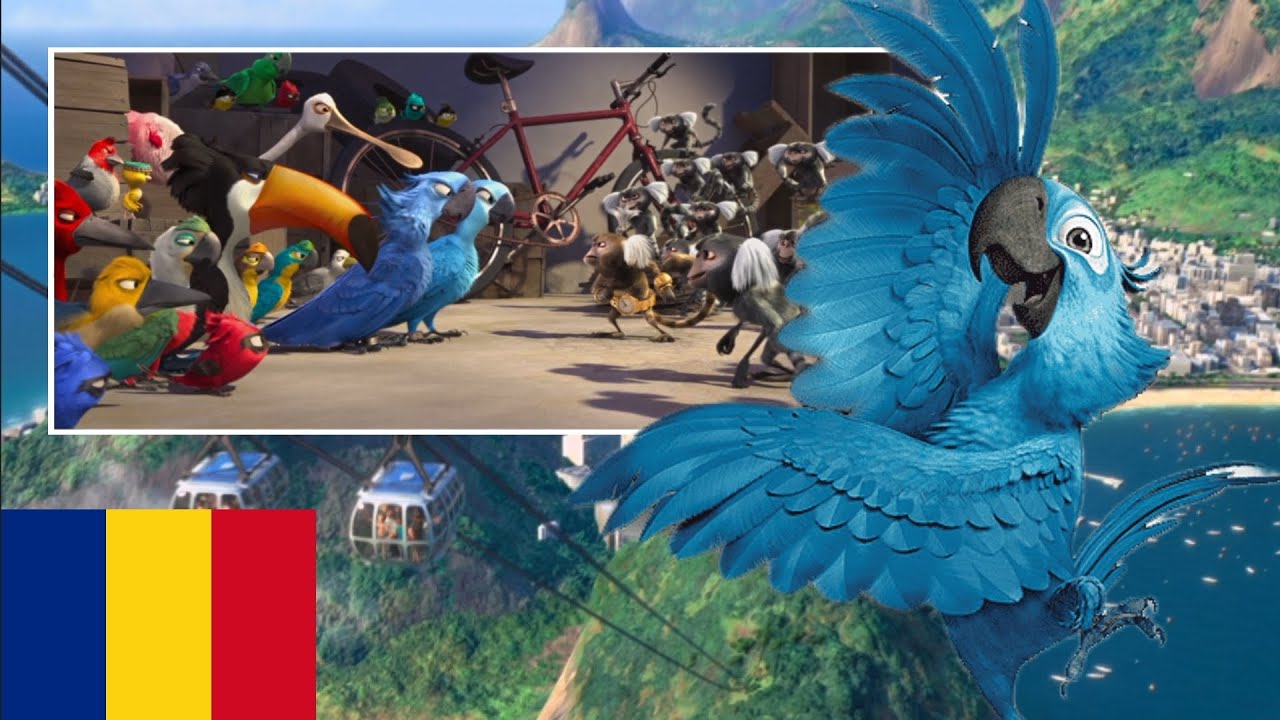 Rio – Birds vs Monkeys (Romanian) - YouTube