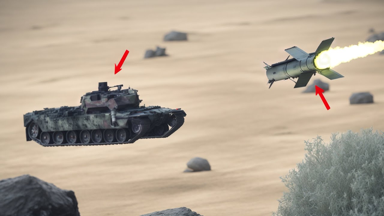 LEOPARD 2-A4 Most Advanced Frontline TANK Absolutely Detonates When Hit ...