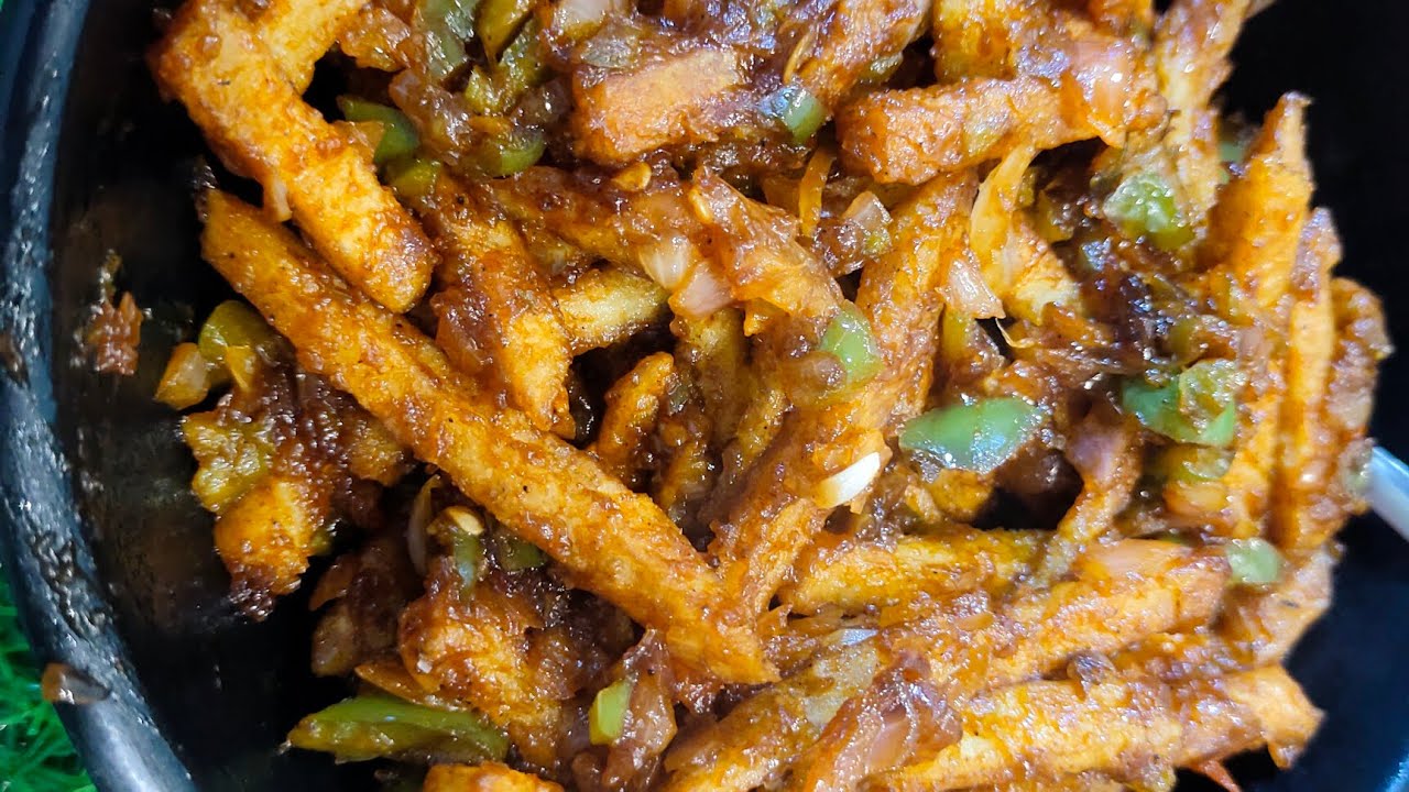French Fries🍟 Se Banaye Honey Chilli 🌶️Potato🥔- Restaurant Style Chilli ...