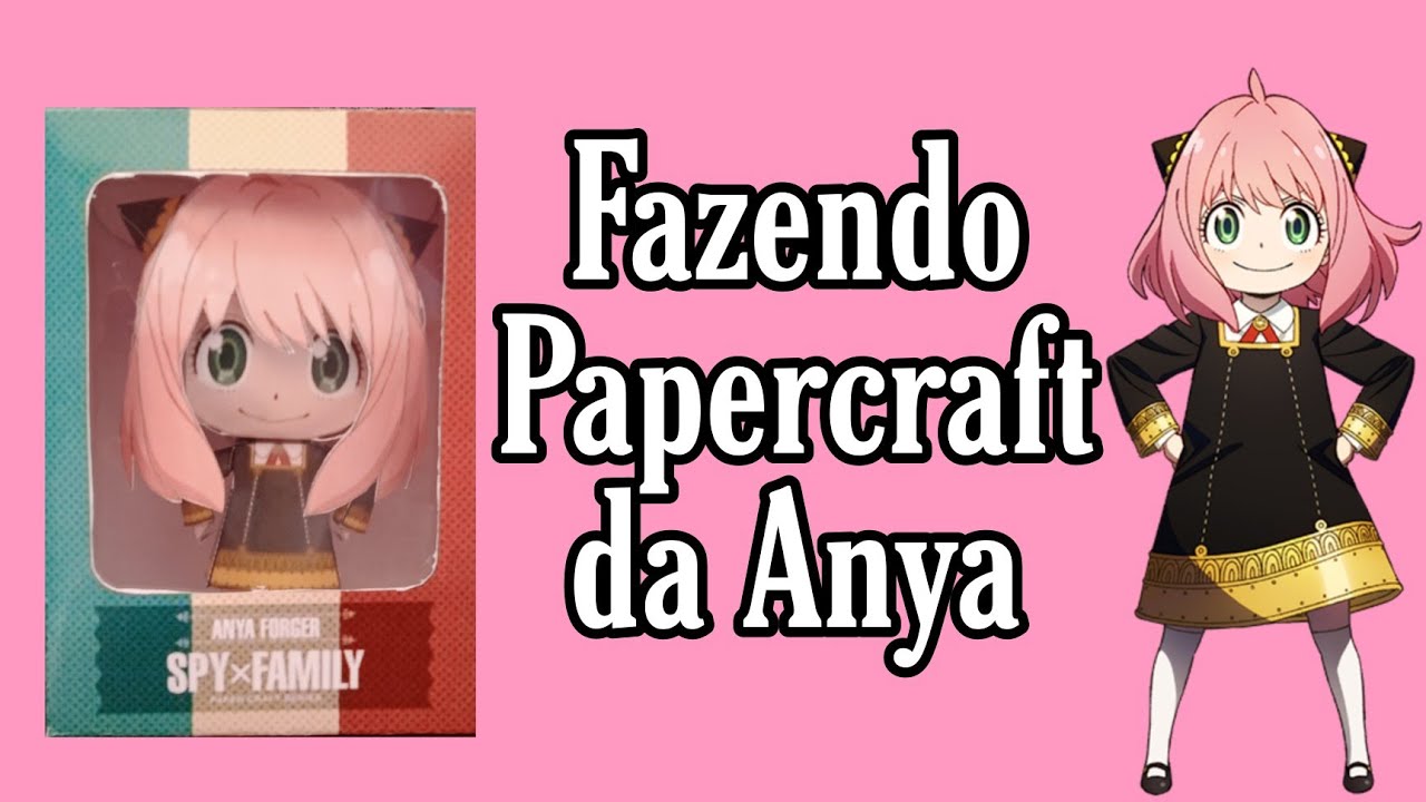 Decoração para o quarto: papercraft da Anya forger com caixa. - YouTube