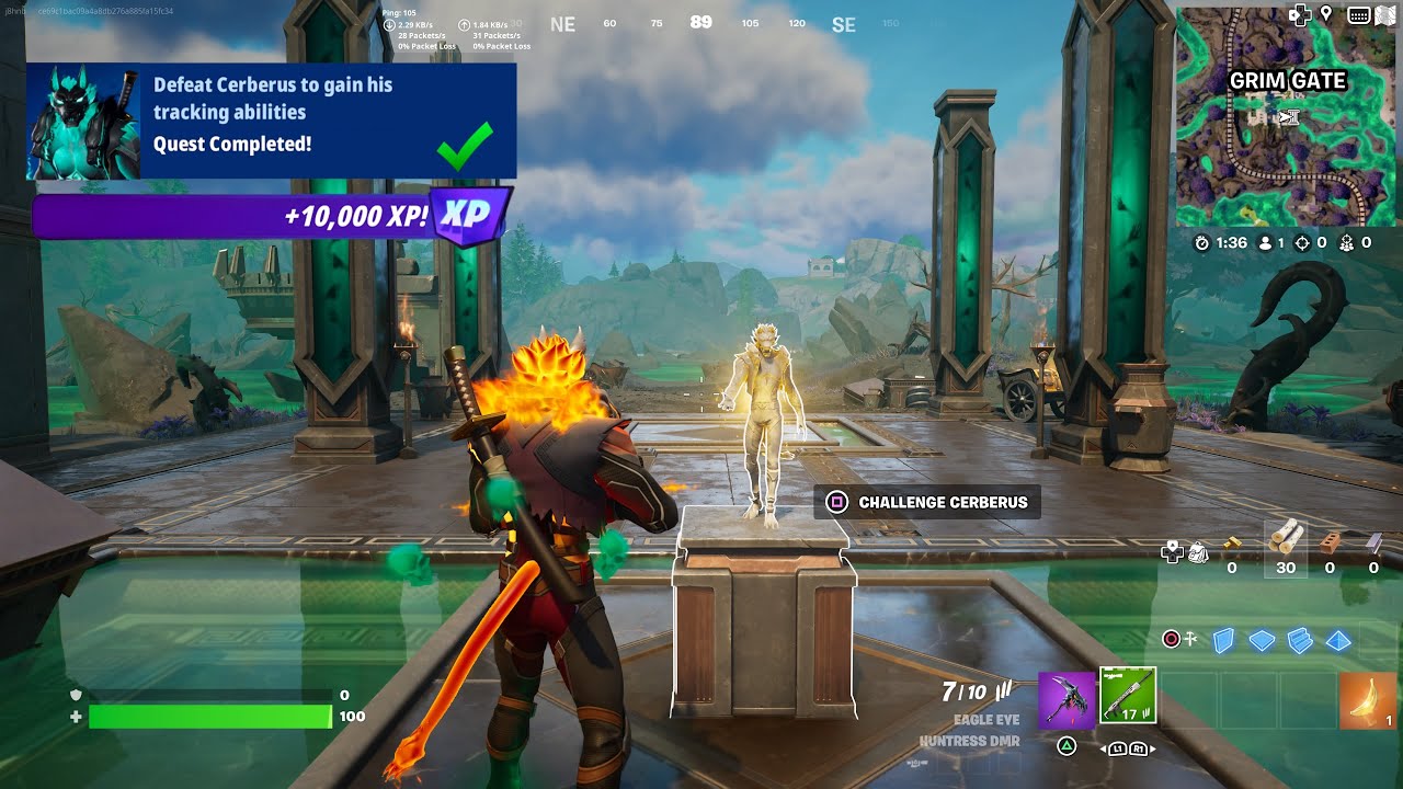 Fortnite - Defeat Cerberus To Gain His Tracking Abilities (Cerberus ...