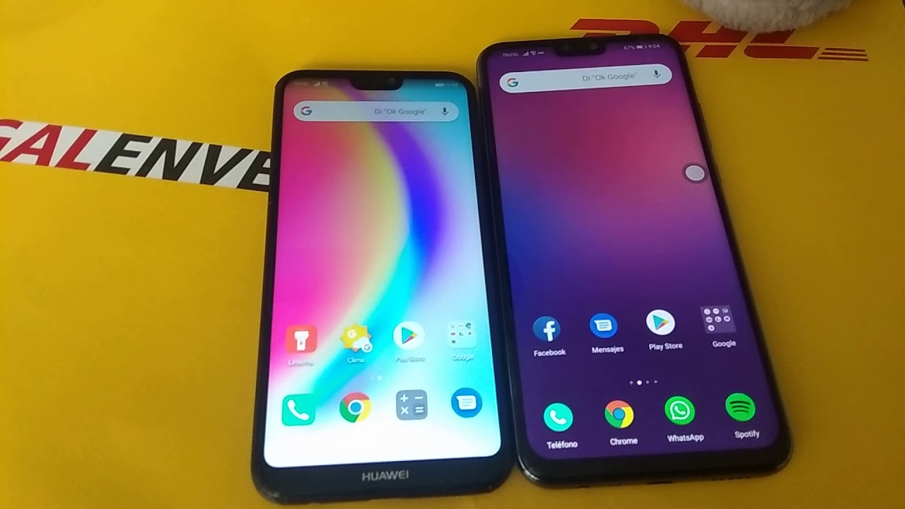 Huawei Y9 2019 VS P20 Lite - YouTube
