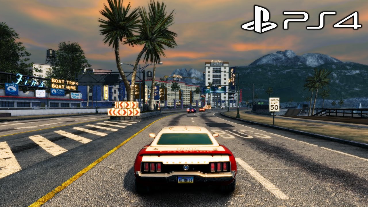 BURNOUT PARADISE REMASTERED | PS4 Pro Gameplay - YouTube